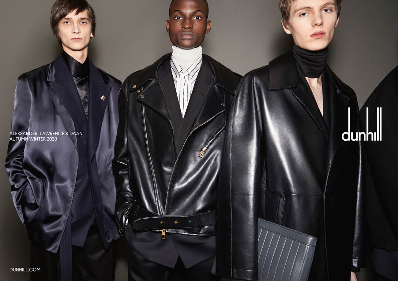 DUNHILL - AUTUMN WINTER 2020 CAMPAIGN ‘THE NEW WAVE’ ดีไซน์สูทแจ๊คเก็ต ...
